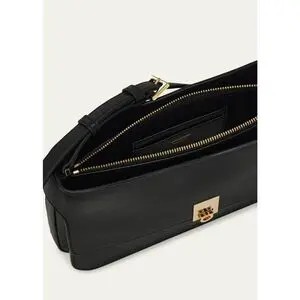FERRAGAMO Cara Leather Shoulder Bag - Nero