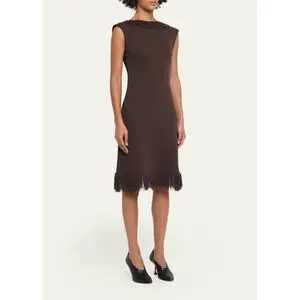 Proenza Schouler Saski Textured Fringe Dress
