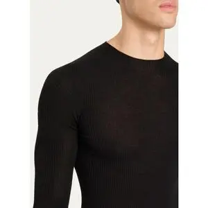 Rick Owens Wool Rib Crewneck Sweater