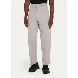 Stone Island Cotton And Linen Cargo Pants