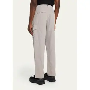 Stone Island Cotton And Linen Cargo Pants