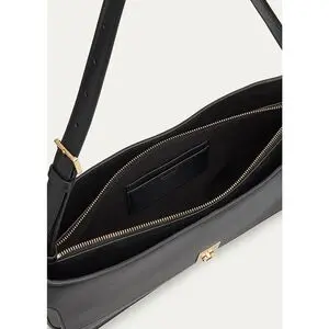 FERRAGAMO Cara Medium Leather Shoulder Bag - Nero