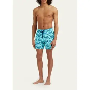 Vilebrequin Whale-print Recycled Swim Trunks