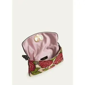 Valentino Garavani Small Floral Jacquard Shoulder Bag