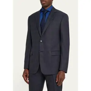Giorgio Armani Tonal Check Single-breasted Suit