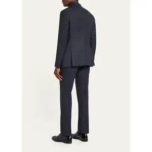 Giorgio Armani Tonal Check Single-breasted Suit