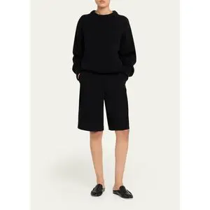 Vince Tevin Leather Loafer Mules - Black