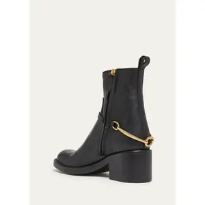 Chloé Dakota Leather Ankle Booties
