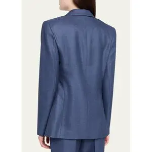 Giorgio Armani Single-breasted Silk Blazer Jacket