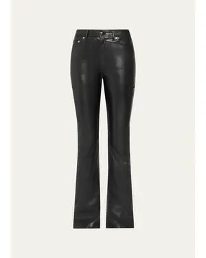 Cinq À Sept Stevie Faux-leather Pants - Black