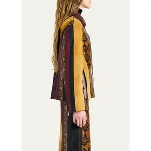 Proenza Schouler Sirine Striped Leather Jacket