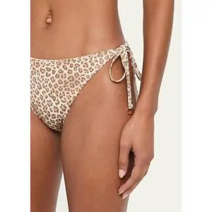 Ramy Brook Benni Leopard Bikini Bottoms