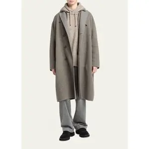 Giorgio Armani Stretch Wool-cashmere Straight-leg Trousers