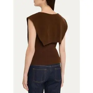 Cara Cara Ember Fitted V-neck Combo Top