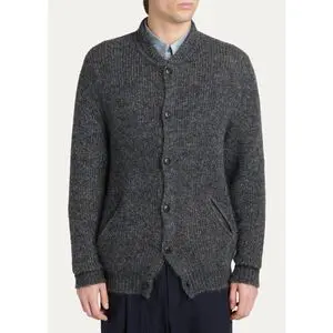 Giorgio Armani Rib-knit Mohair-blend Cardigan