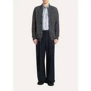 Giorgio Armani Rib-knit Mohair-blend Cardigan