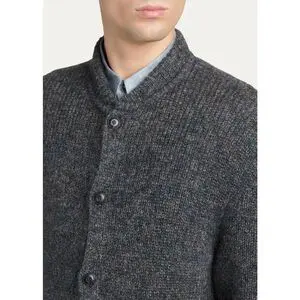 Giorgio Armani Rib-knit Mohair-blend Cardigan