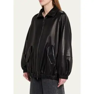 Brunello Cucinelli Leather Zip-front Jacket