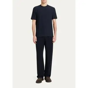 Giorgio Armani Rib-knit Wool-blend T-shirt