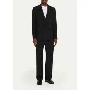 FRAME Tropical Wool Double-breasted Blazer