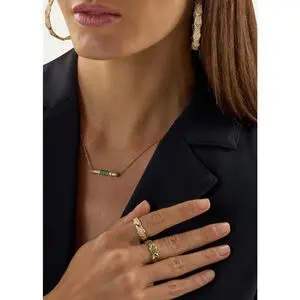 GRAZIELA 18k And Diamond Cavaletti Necklace