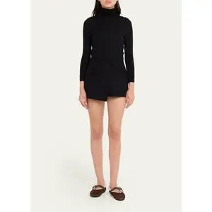 Miu Miu Shearling-lined Suede Mary Jane Ballerina Flats