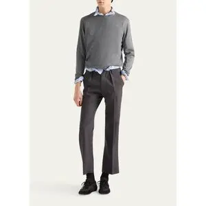 Prada Silk-cashmere Crew Sweater