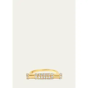 GRAZIELA 18k Diamond Cavaletti Ring