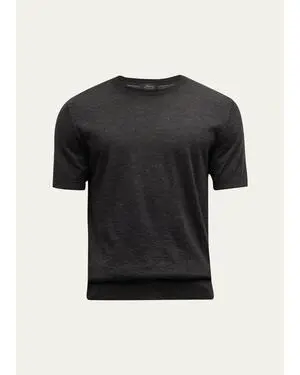 Brioni Cashmere-silk Crewneck Sweater - Gray