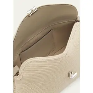 TOTEME T-lock Rope Clutch Bag - Pearl