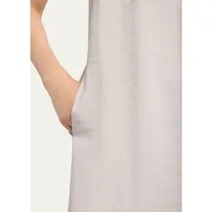 Giorgio Armani Sleeveless Silk Maxi Shirtdress
