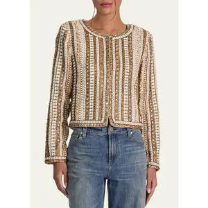 Alice + Olivia Kidman Embellished Jacket