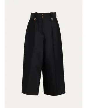 Zimmermann Valiant Wool-silk Culottes