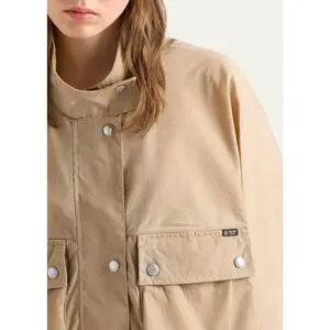 Prada Washed Re-nylon Jacket - Camel