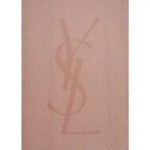 Saint Laurent Cassandre Cashmere & Silk Etamine Scarf