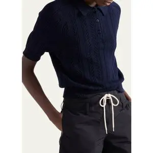 Prada Cotton Short-sleeve Polo Shirt