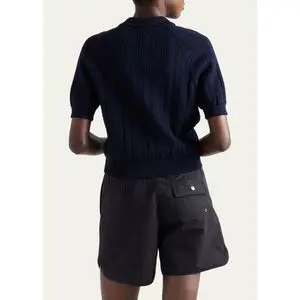Prada Cotton Short-sleeve Polo Shirt