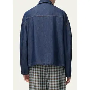 Loewe Denim Zip-front Jacket - Denim Blue