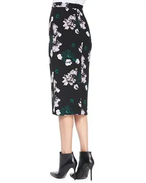 ALEMAIS Mona Floral Hemp Halter Mini Dress