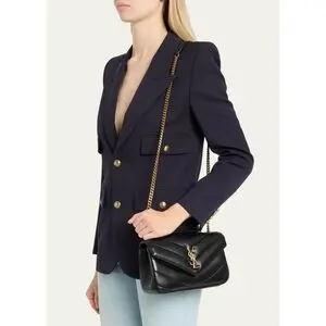 Saint Laurent Loulou Quilted Leather Shoulder Bag