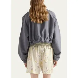 Prada Light Mohair Blouson Jacket - Gris