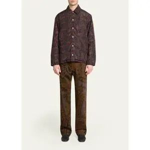 Dries Van Noten Floral Bomber Jacket