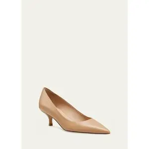 STUART WEITZMAN 50mm Power Leather Pumps - Adobe