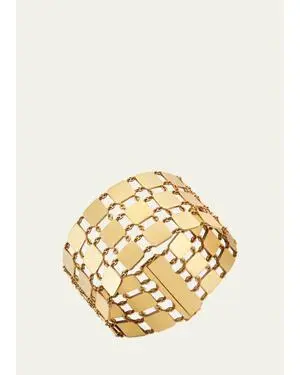Ileana Makri 18k Gold Lattice Bracelet