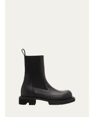 Rick Owens Beatle Gabe Leather Chelsea Boots - Black