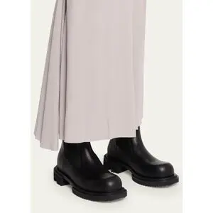 Rick Owens Beatle Gabe Leather Chelsea Boots - Black