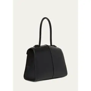 JIL SANDER Linea Leather Top-handle Bag - Black
