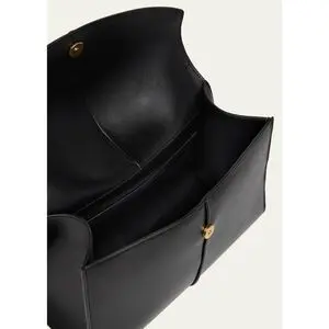 JIL SANDER Linea Leather Top-handle Bag - Black