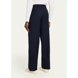 Giorgio Armani Cashmere Straight-leg Tailored Pants