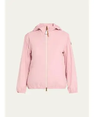 Moncler Fegeo Hooded Windbreaker Jacket - Pink